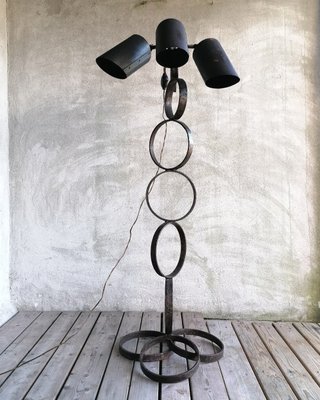 French Brutalist Floor Lamp
