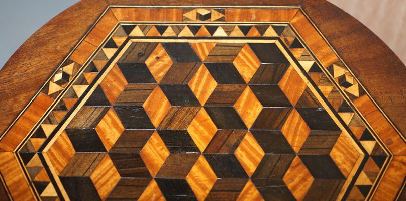 Inlaid Wood Table Tops Railway Inlay Cafe Tabletop With Metal