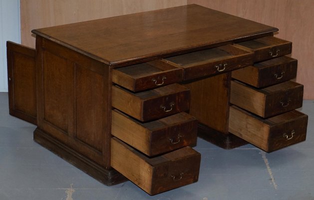 Double Sided Twin Pedestal Partner Desk
