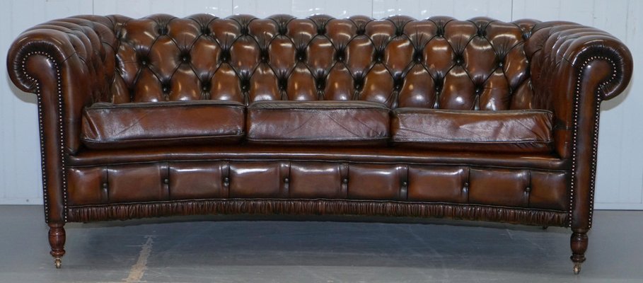 Cigar Club Leather Sofa | Baci Living Room