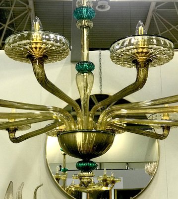Blown glass chandelier store