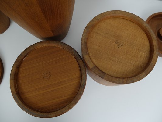Danish Teak Ice Buckets by Jens Harald Quistgaard for Dansk Danish Teak Ice Buckets by Jens Harald Quistgaard for Dansk