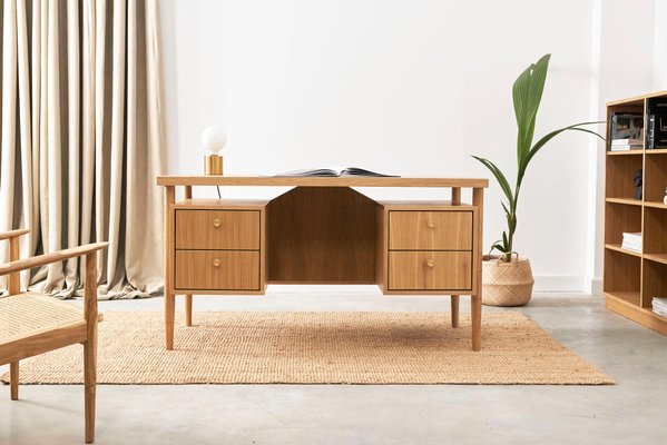 Danish Design Oak Desk