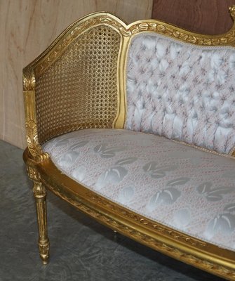 Bergere settee store