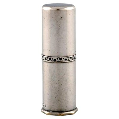 silver lipstick case