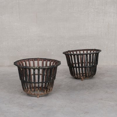 iron log baskets