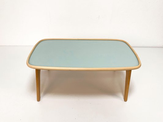 Folding and Adjustable Bed Tray in Laminated Wood by Fratelli Reguitti Italy 1950s for sale at Pamono