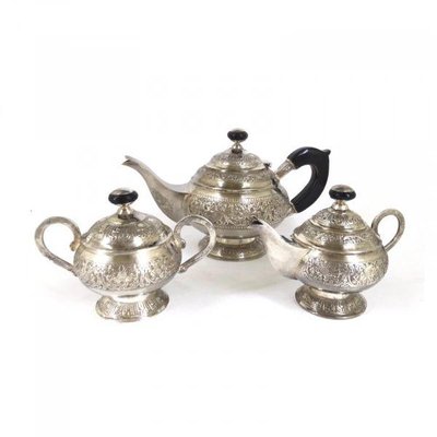 arabic tea set silver
