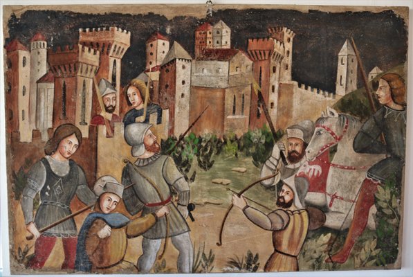 Medieval Paintings Of Battles