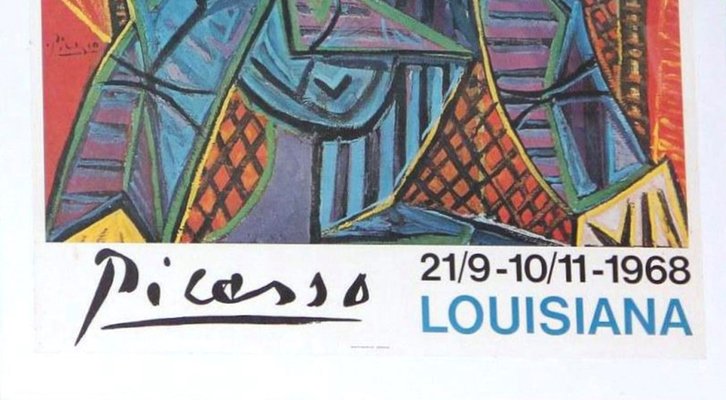 Digital Prints Prints Pablo Picasso Art Print Picasso Exhibition Poster ...