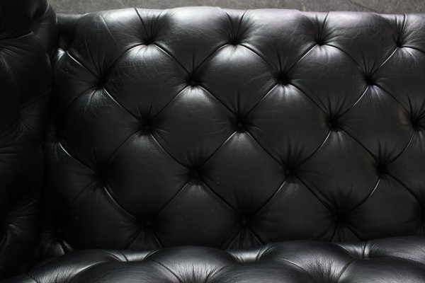 black leather couch background