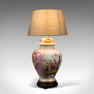 Vintage Decorative Ceramic Table Lamp 1970s