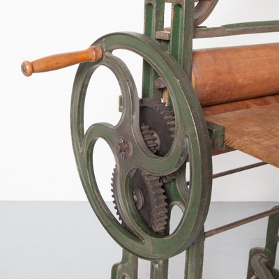Mangle Iron 1950 Blonde Wood