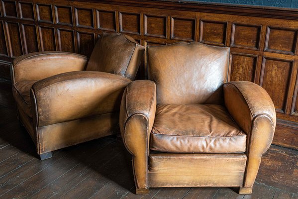Leather club armchair store