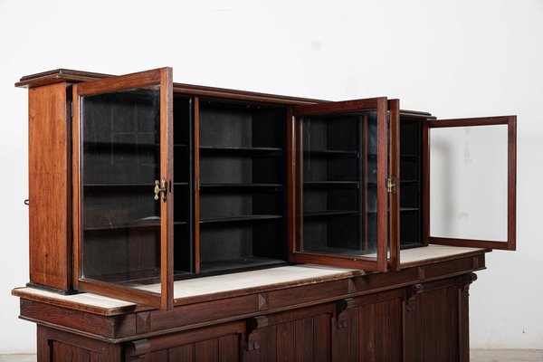 Vintage apothecary wall cabinet store