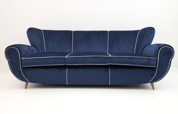 Art deco velvet sofa store