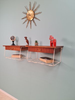 Wall mounted telephone table store