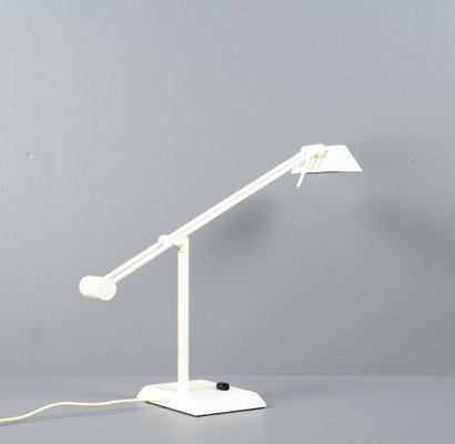 White Metal Modell 7682 151 Swivel Desk Lamp from Hillebrand 1980s for sale at Pamono