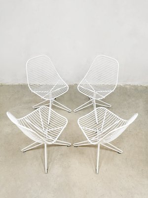 White wire dining chairs store