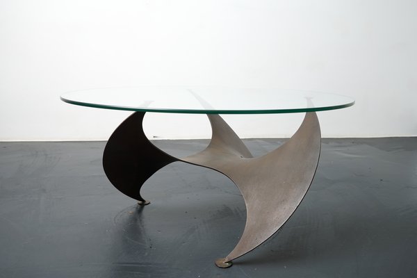 K9 Propeller Coffee Table by Knut Hesterberg for Ronald Schmitt 1960s