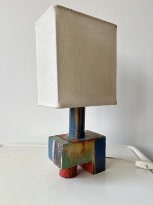 Home & Living Lighting Mid Century Modern 1950's French Ceramic Cubist ...