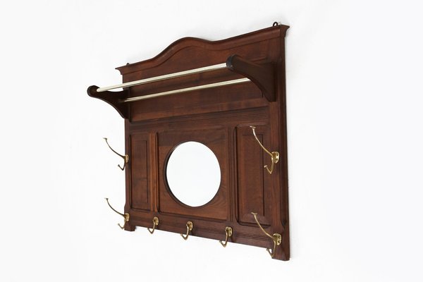 Mirror coat rack store