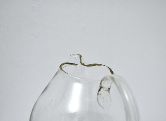 Swedish Modern Glass Pitcher