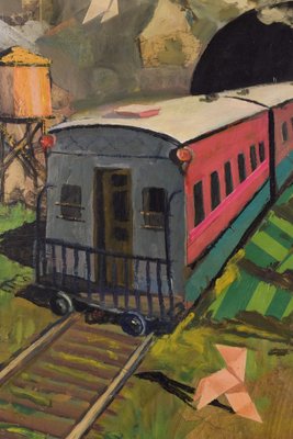 Train Painting Surreal