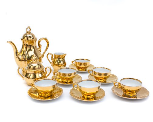 Antique Gold Tea Set