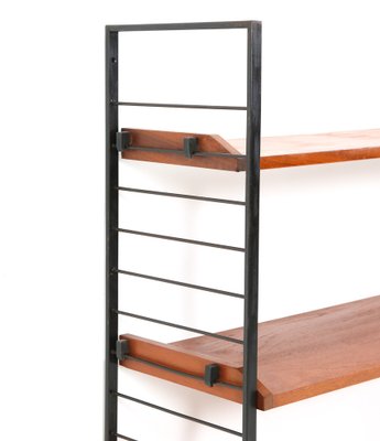 Teak shelving unit store