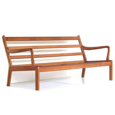 Wooden three seater store