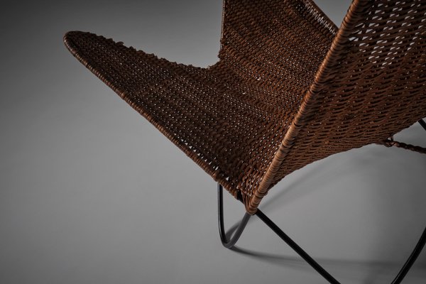 Sculptural Rattan Butterfly Chair, France, 1960s | atelier-yuwa.ciao.jp