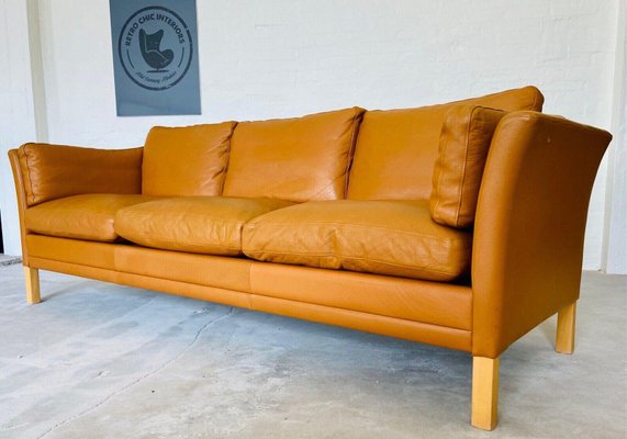 Vintage Ledersofa Cognac | Baci Living Room