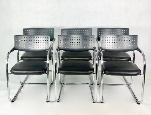 Visavis Chairs by A. Citterio for Vitra 2000 Set of 6