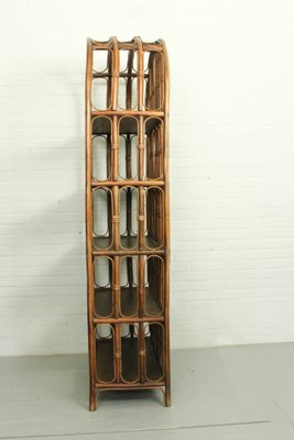 Mid Century French Bamboo Etagere 1960s
