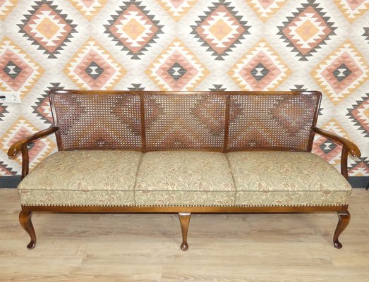 Chippendale style Viennese Weave Gobelin 3 Seater Sofa 1960s