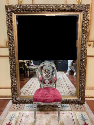 Large Antique Wall Mirror 1860s