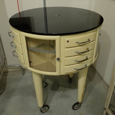 Vintage Girator Dentist Cabinet by Leon Martin 1950s