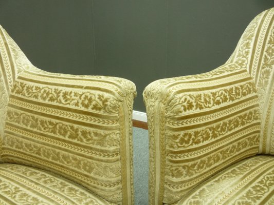 Green Brocade Sofa | Baci Living Room