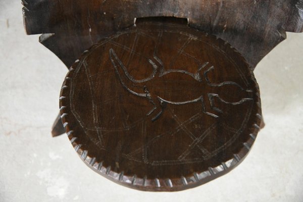African Animal Skin Chair