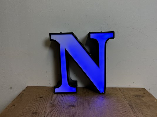 Blue Letter N