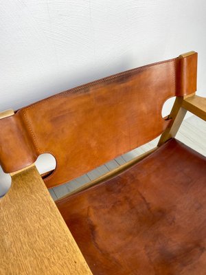 Model 2226 Spanish Chair in Oak and Leather by Børge Model 2226 Spanish Chair in Oak and Leather by Børge