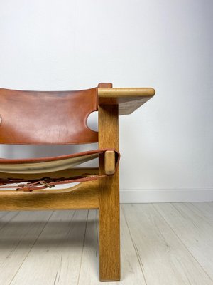 Model 2226 Spanish Chair in Oak and Leather by Børge Model 2226 Spanish Chair in Oak and Leather by Børge