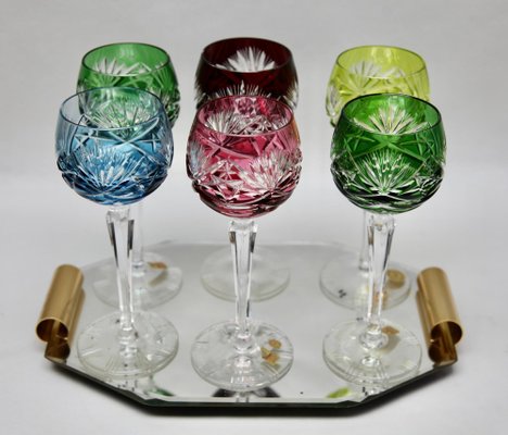 Colored Crystal Wine Glasses
