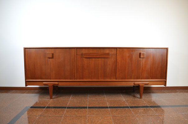 Long Teak Sideboard by E. Johansson for Gerns Mobelfabrik Denmark 1960s for sale at Pamono