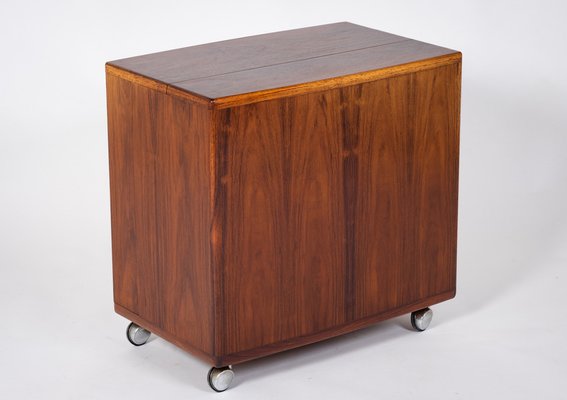 Rolling Bar Cabinet in Rosewood from CFC Silkeborg