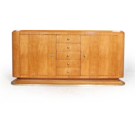 French Art Deco Sideboard in Sycamore 1920s for sale at Pamono