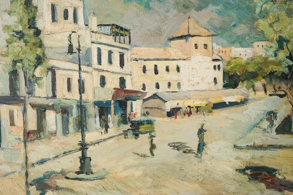 City Scene Painting