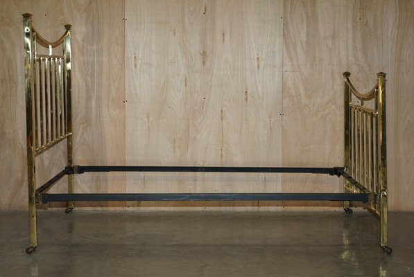 Antique brass bed frame store