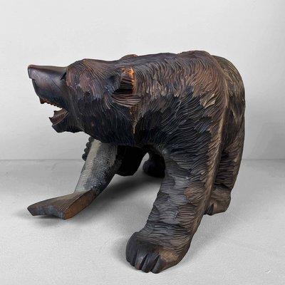 Wooden Hokkaido Kibori Kuma Bear, Japan, 1920s for sale at Wooden Hokkaido Kibori Kuma Bear, Japan, 1920s for sale at